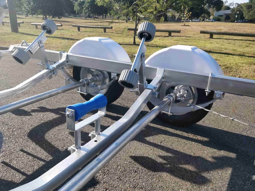 1730 6.2M Galvanised Boat Trailer ATM 2000KG- Suits boats 5.7-6.2m (18. ...